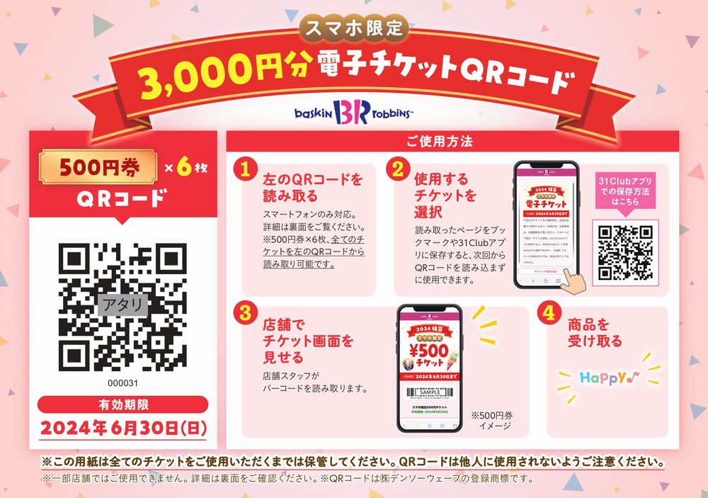 【31】サーティワン福袋2024予約&店頭販売概要 電子チケット&グッズのお得なセット【中身詳細】 ランチバッグ